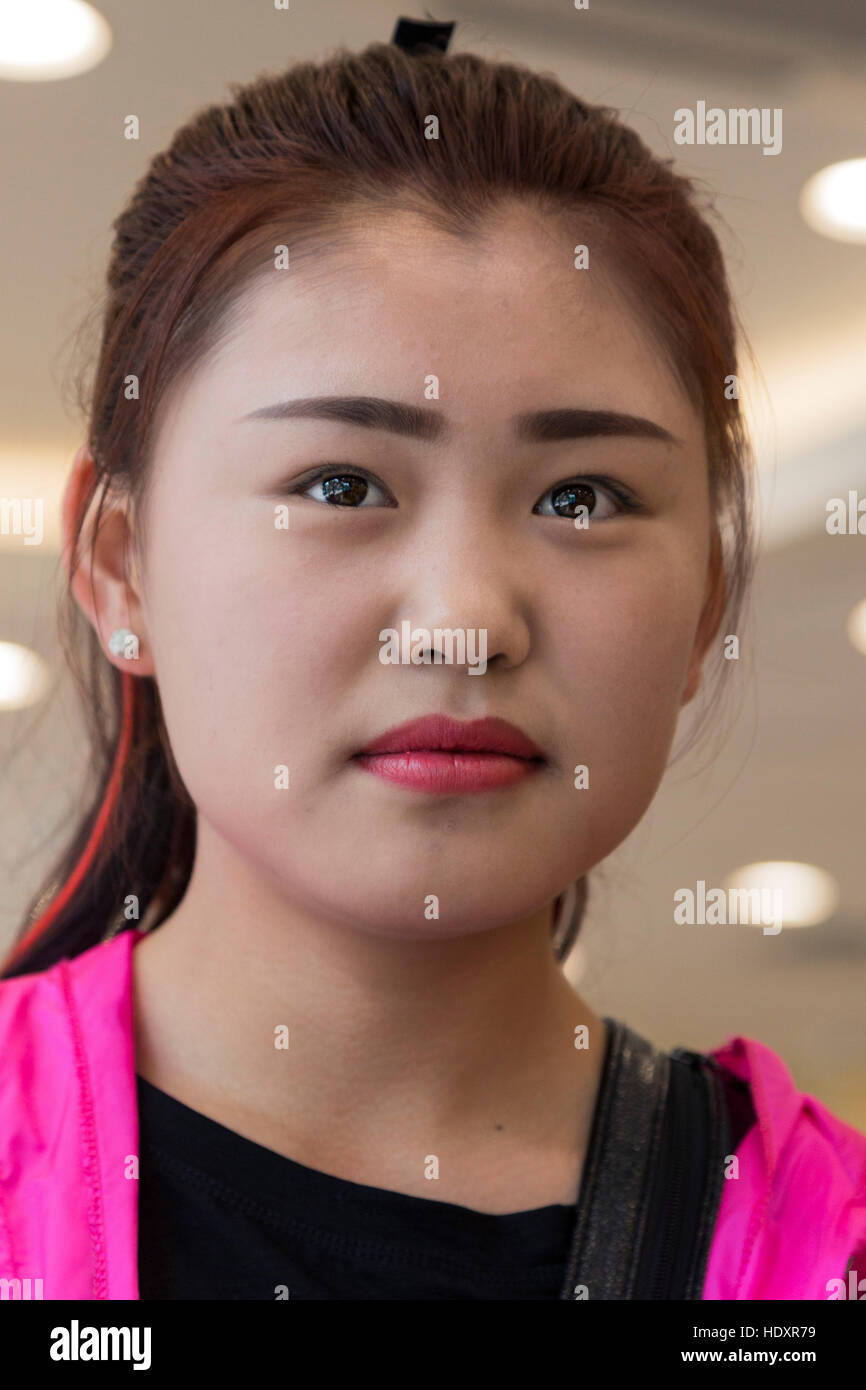 Chinese girl, Zhongwei, Ningxia, China Stock Photo - Alamy