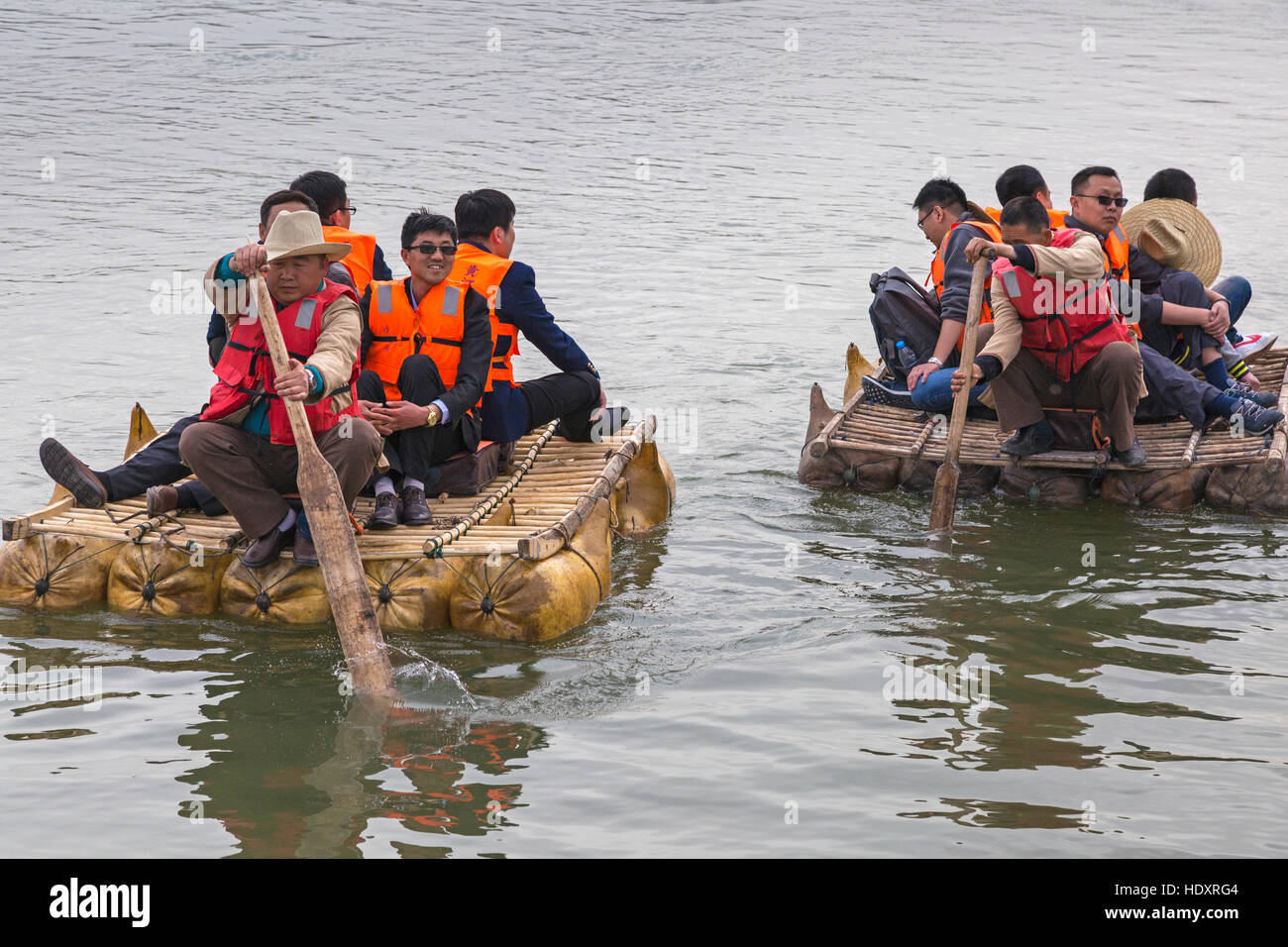 Sheepskin raft hi-res stock photography and images - Alamy
