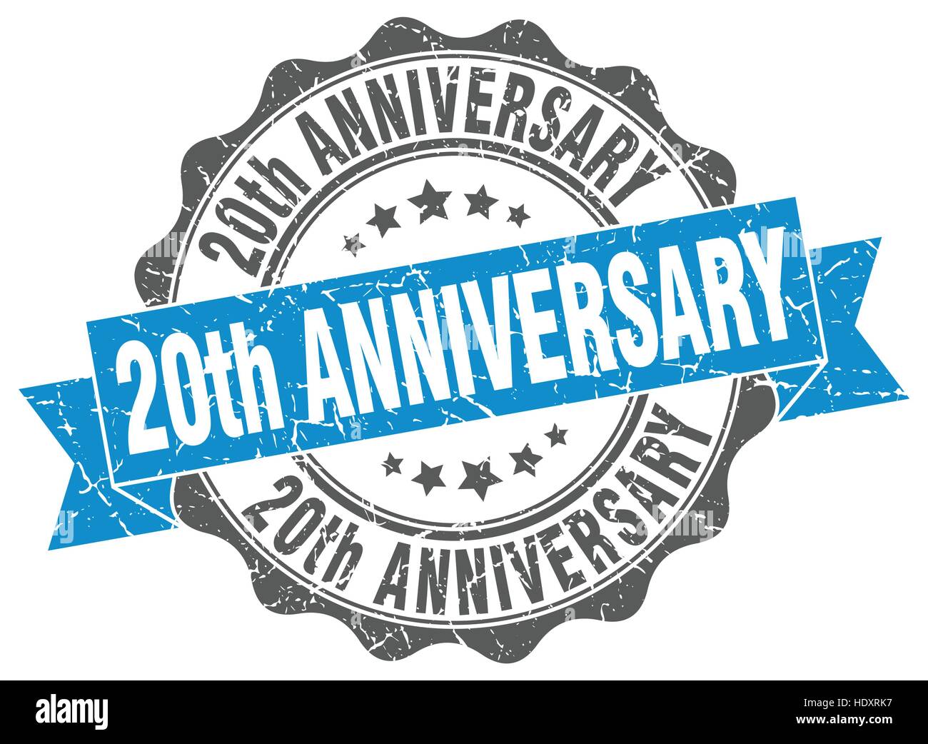 20th anniversary stamp. sign. seal Stock Vector Image & Art - Alamy