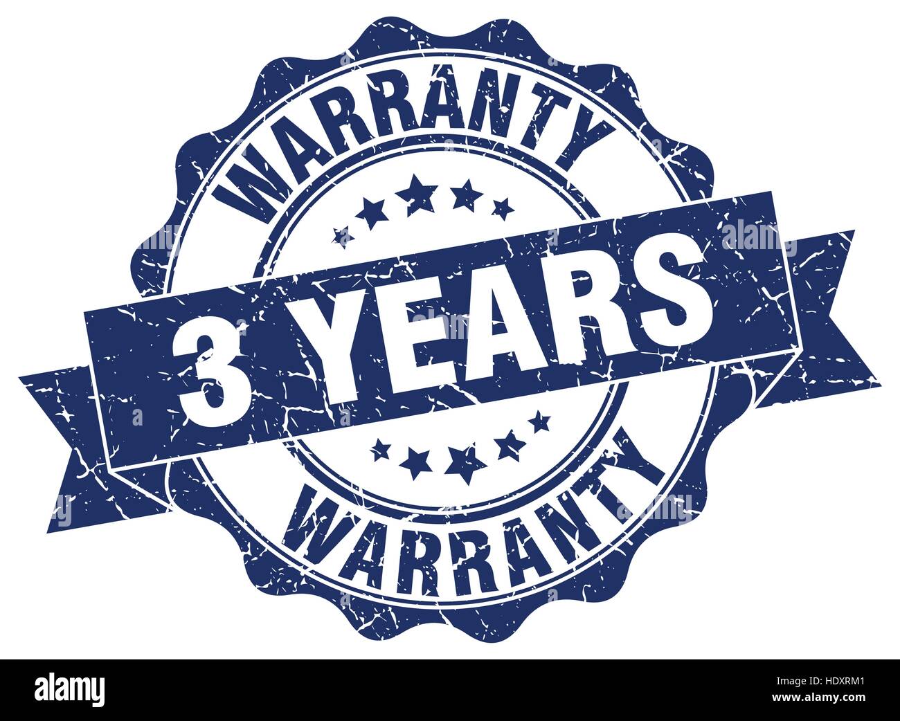 3 years warranty stamp. sign. seal Stock Vector Image & Art - Alamy