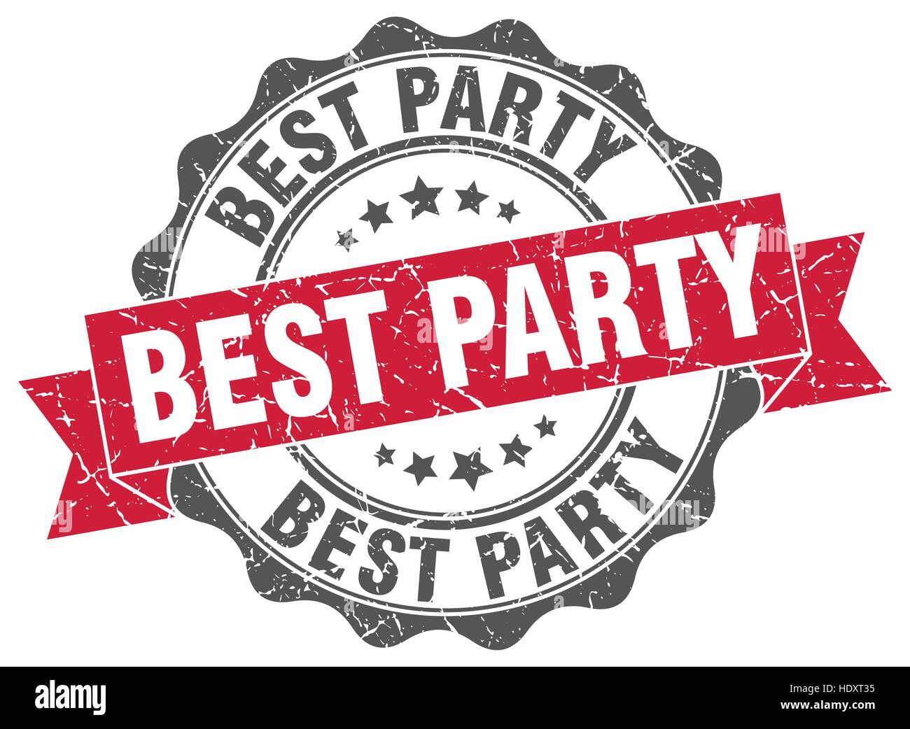 best party stamp. sign. seal Stock Vector Image & Art - Alamy