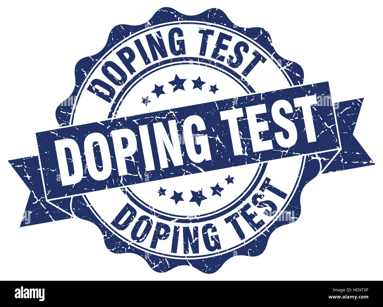 doping test stamp. sign. seal Stock Vector Image & Art - Alamy