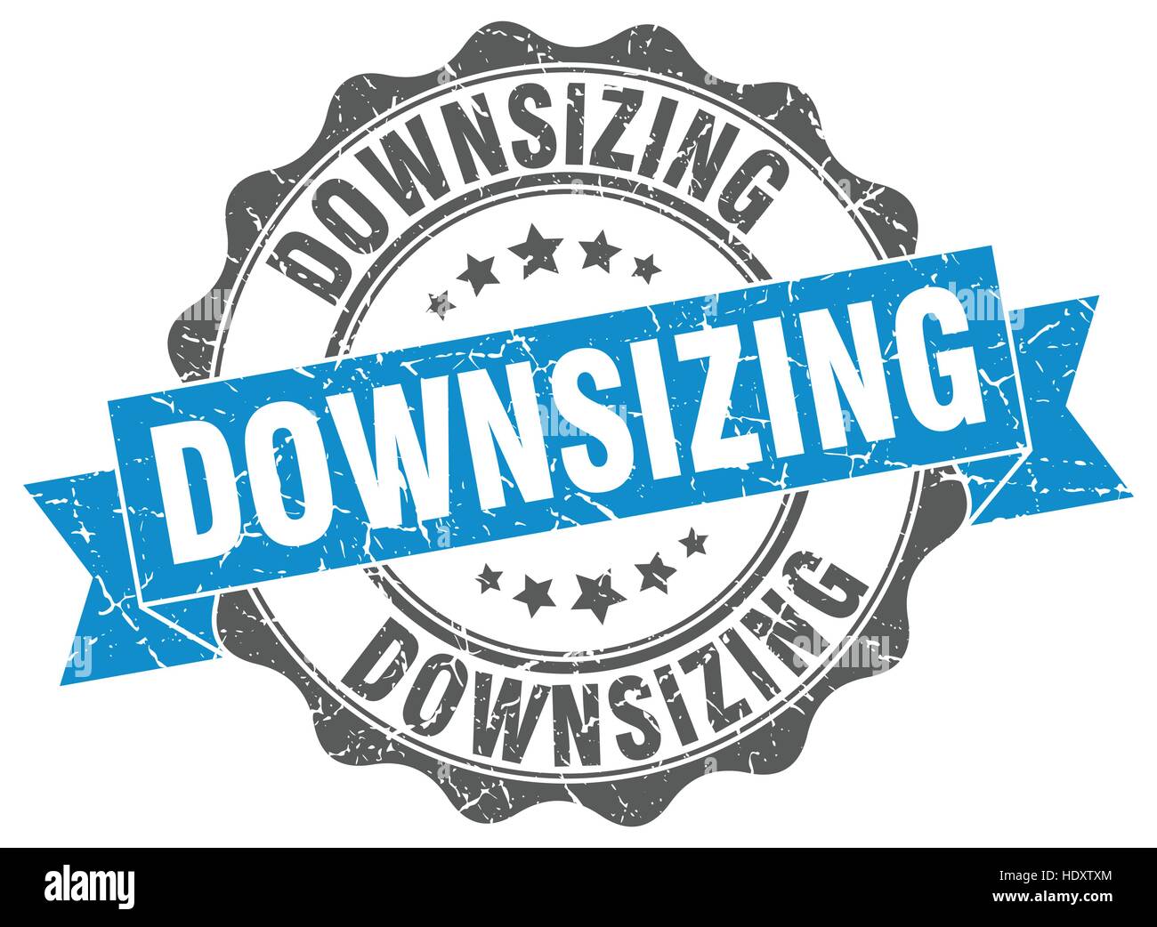 downsizing stamp. sign. seal Stock Vector Image & Art - Alamy