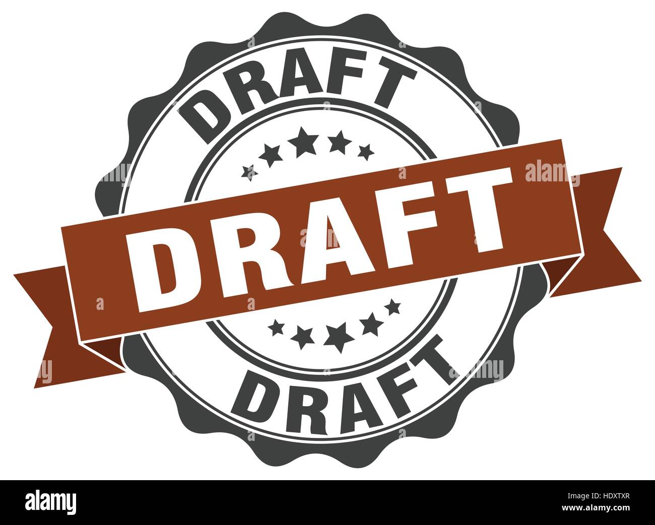draft stamp. sign. seal Stock Vector Image & Art - Alamy
