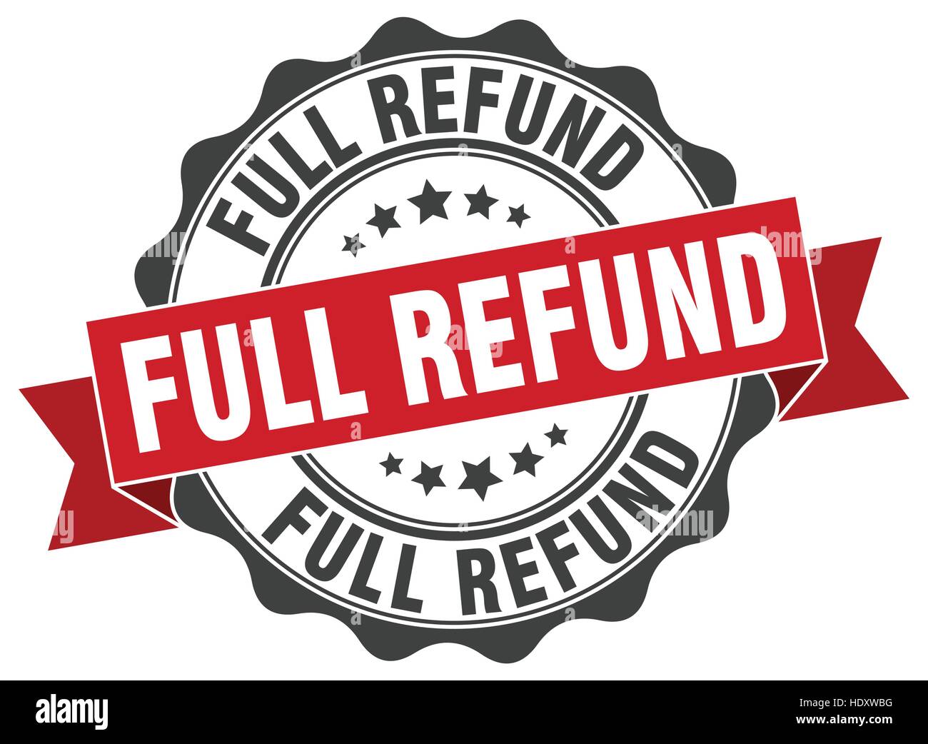 full refund stamp. sign. seal Stock Vector Image & Art - Alamy