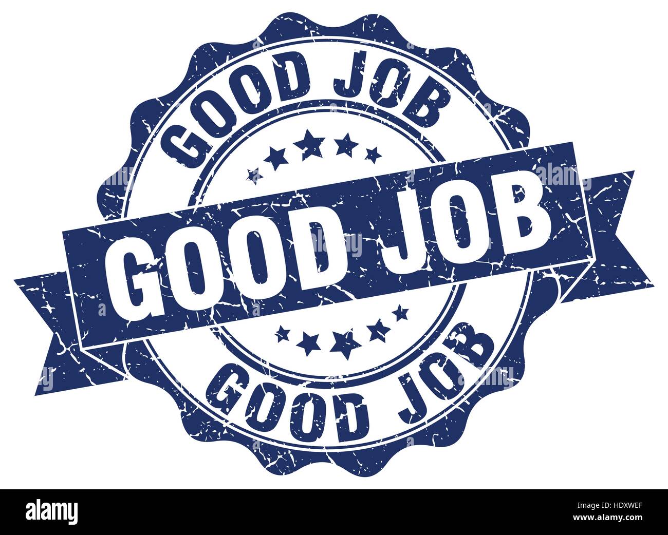 good job stamp. sign. seal Stock Vector Image & Art - Alamy