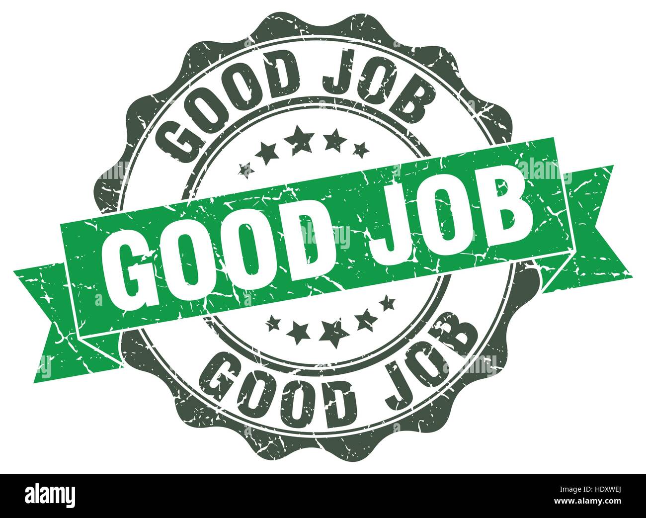 good job stamp. sign. seal Stock Vector Image & Art - Alamy