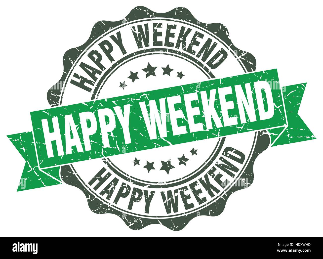 happy weekend stamp. sign. seal Stock Vector Image & Art - Alamy