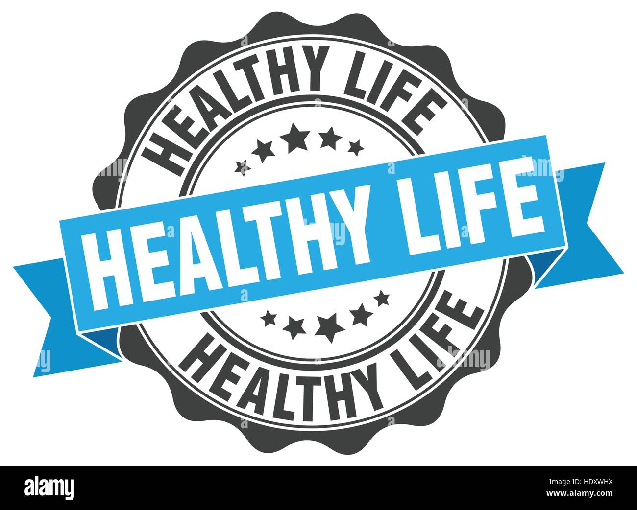 healthy life stamp. sign. seal Stock Vector Image & Art - Alamy