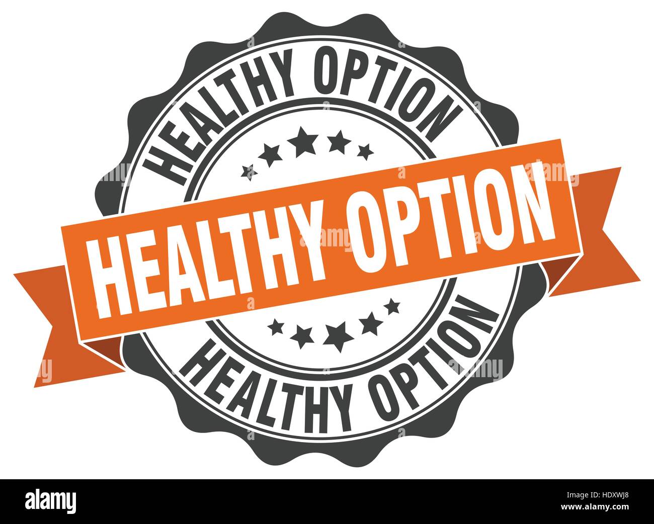 healthy option stamp. sign. seal Stock Vector Image & Art - Alamy