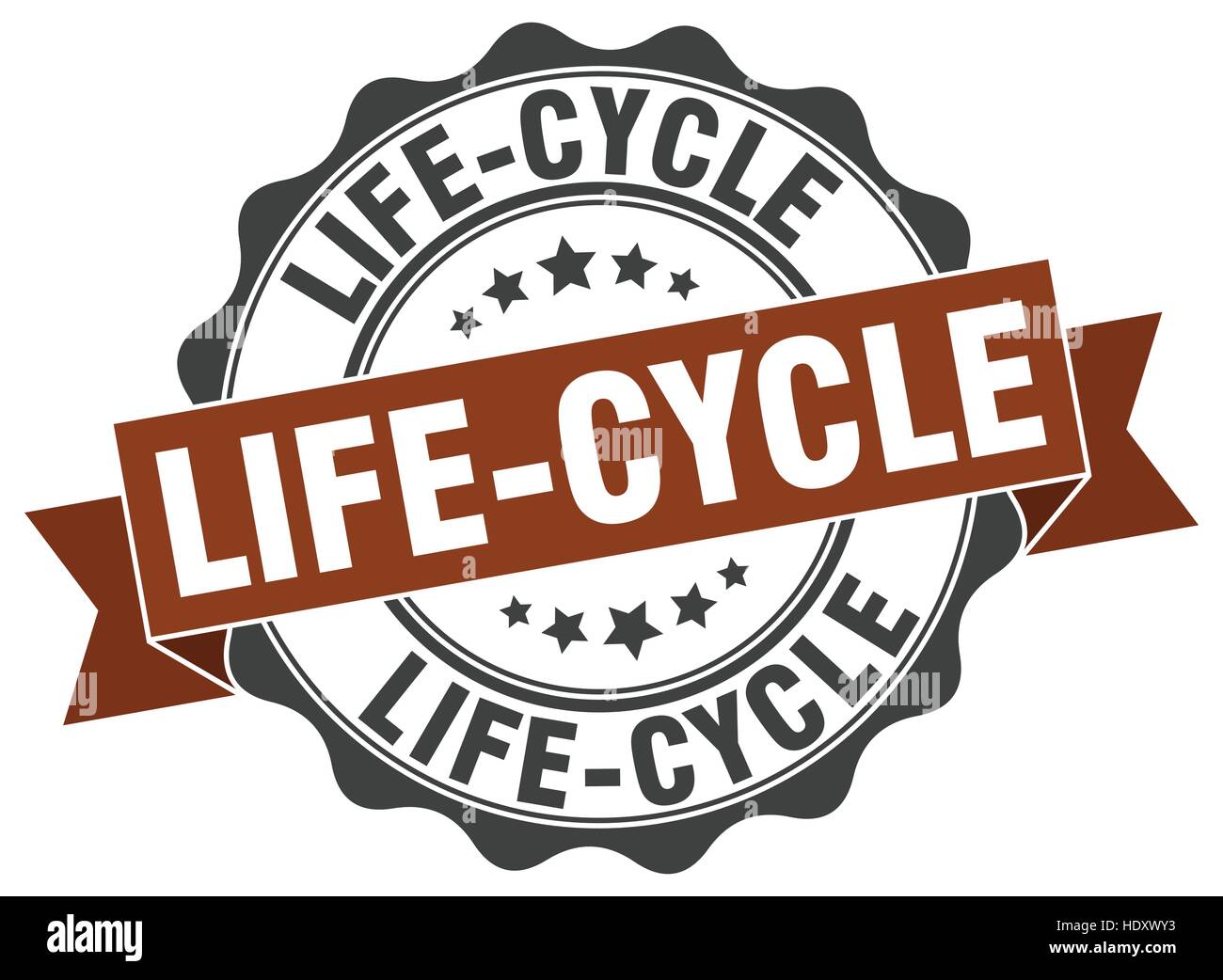 life-cycle stamp. sign. seal Stock Vector Image & Art - Alamy