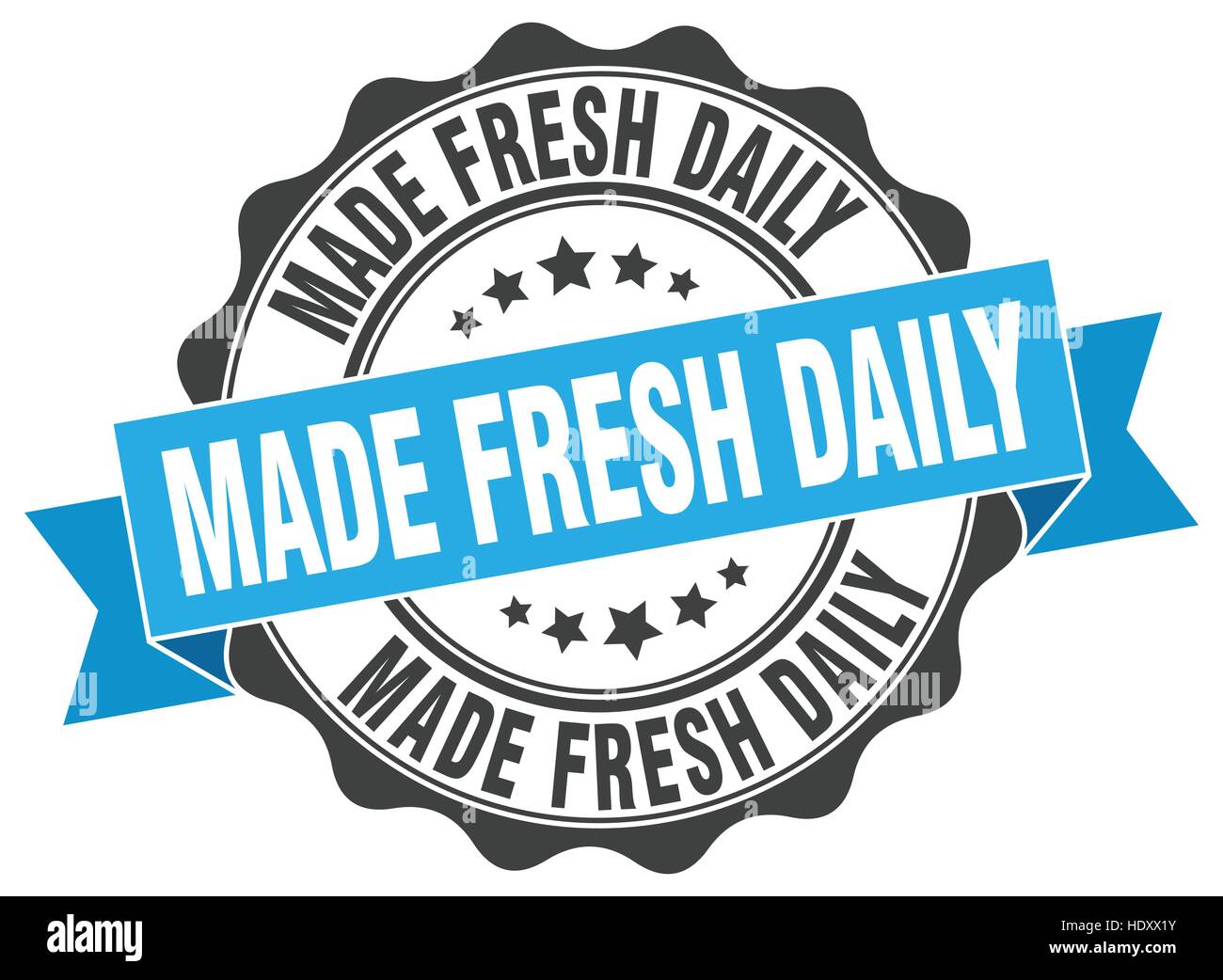 Made fresh daily stamp sign hi-res stock photography and images - Alamy