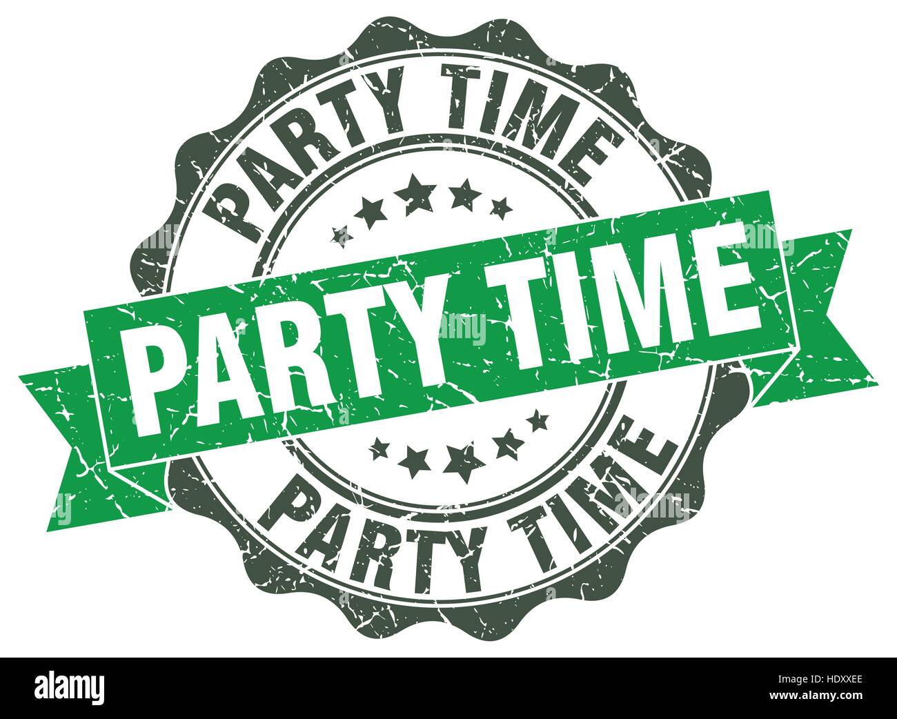 party time stamp. sign. seal Stock Vector Image & Art - Alamy