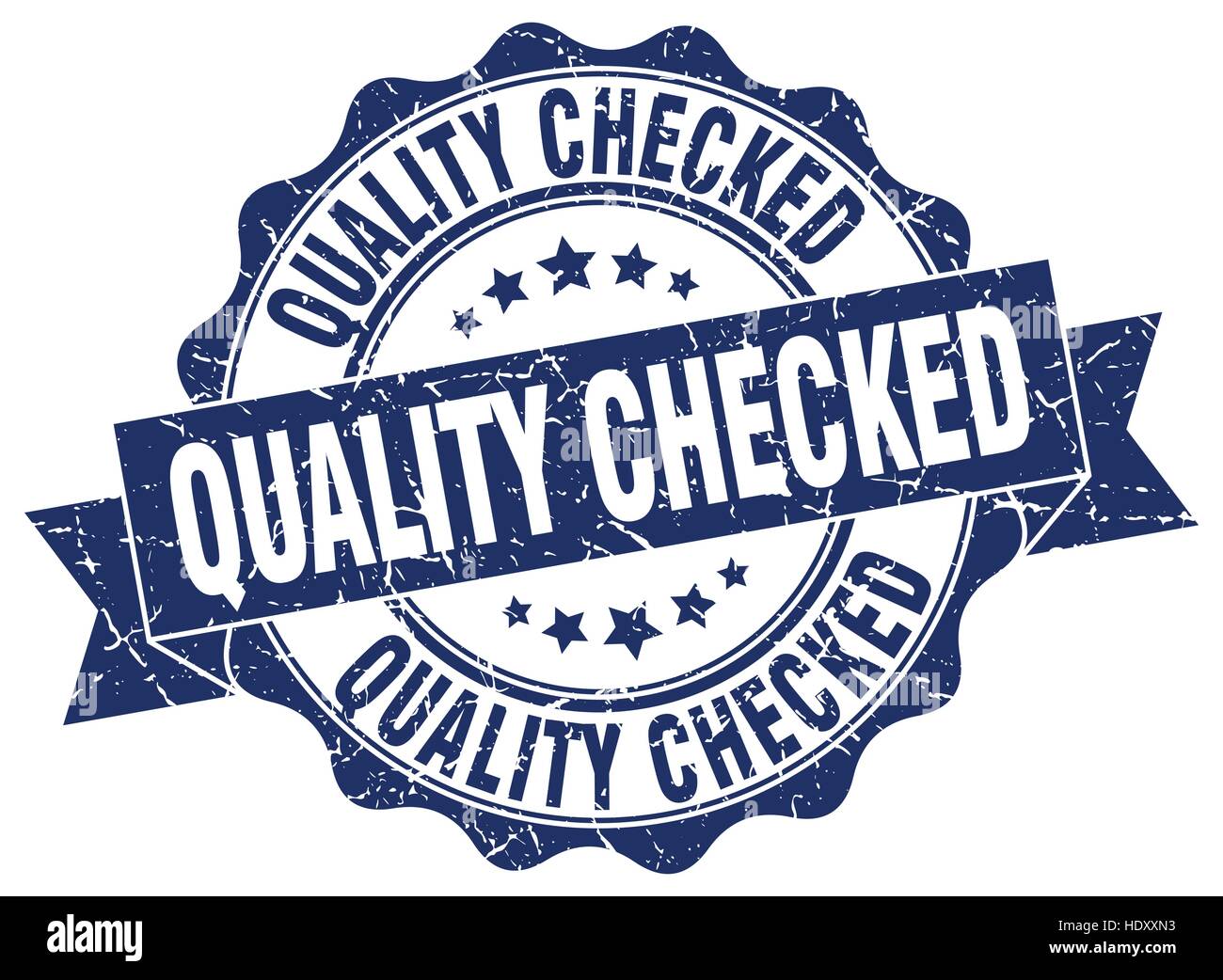 quality checked stamp. sign. seal Stock Vector Image & Art - Alamy