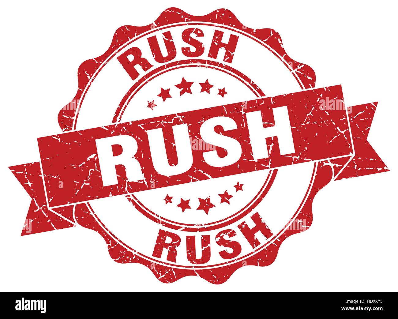 rush stamp. sign. seal Stock Vector Image & Art - Alamy
