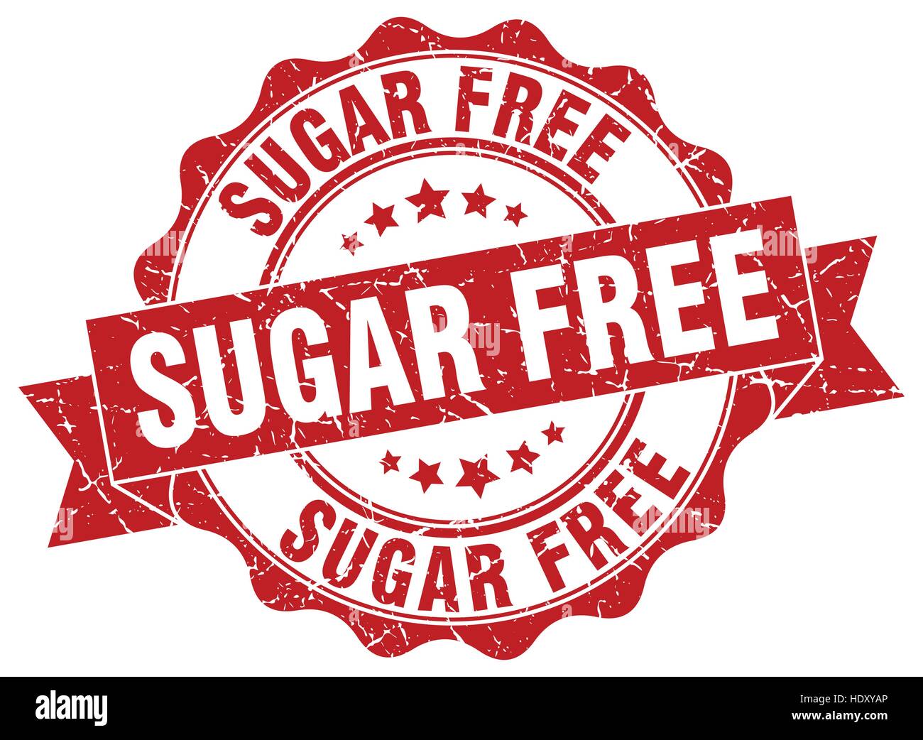 sugar free stamp. sign. seal Stock Vector Image & Art - Alamy