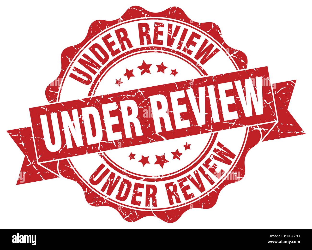 under review stamp. sign. seal Stock Vector Image & Art - Alamy