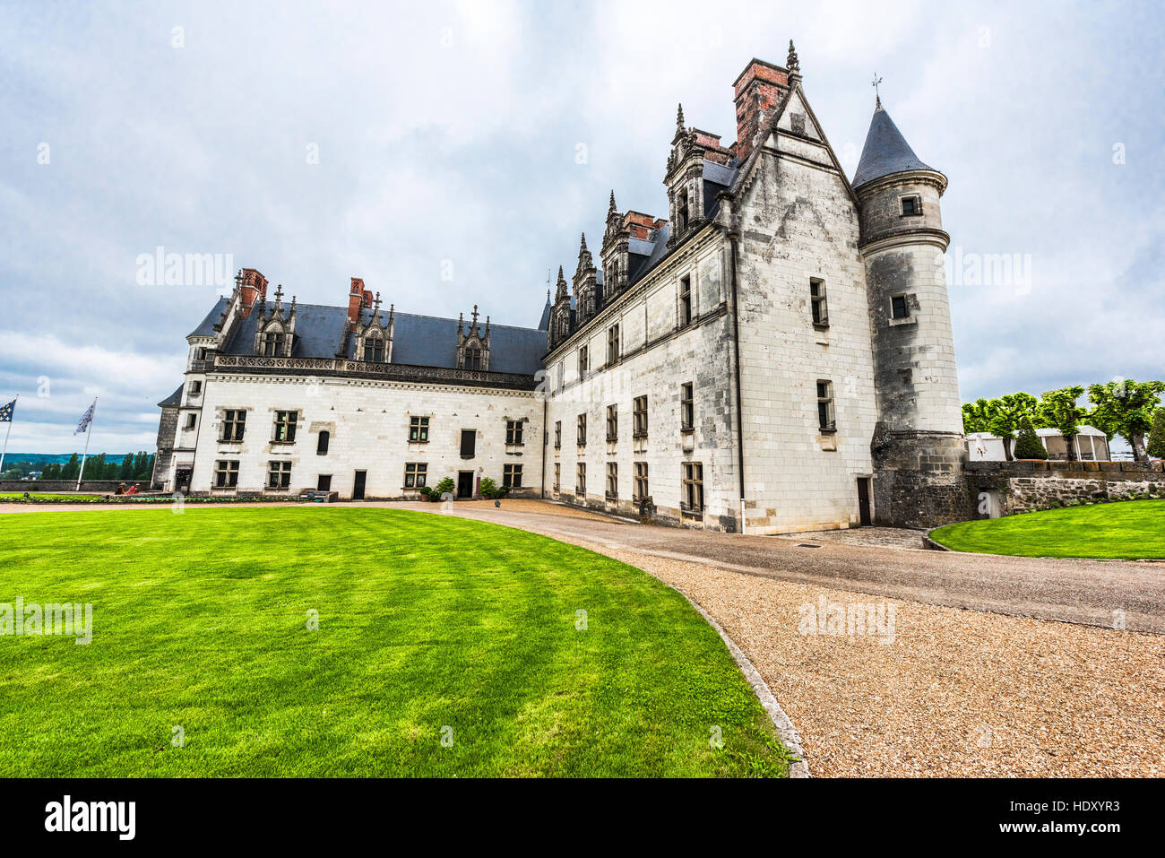 In the park of Amboise castle Stock Photo - Alamy