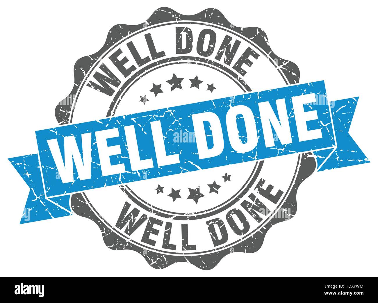 Well Done Stamp Sign Seal Stock Vector Images - Alamy