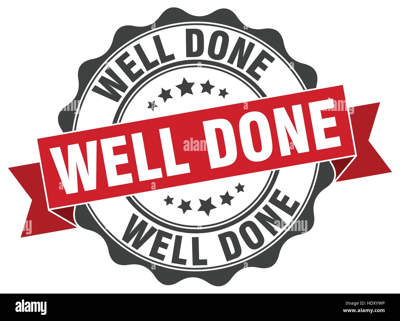 well done stamp. sign. seal Stock Vector Image & Art - Alamy