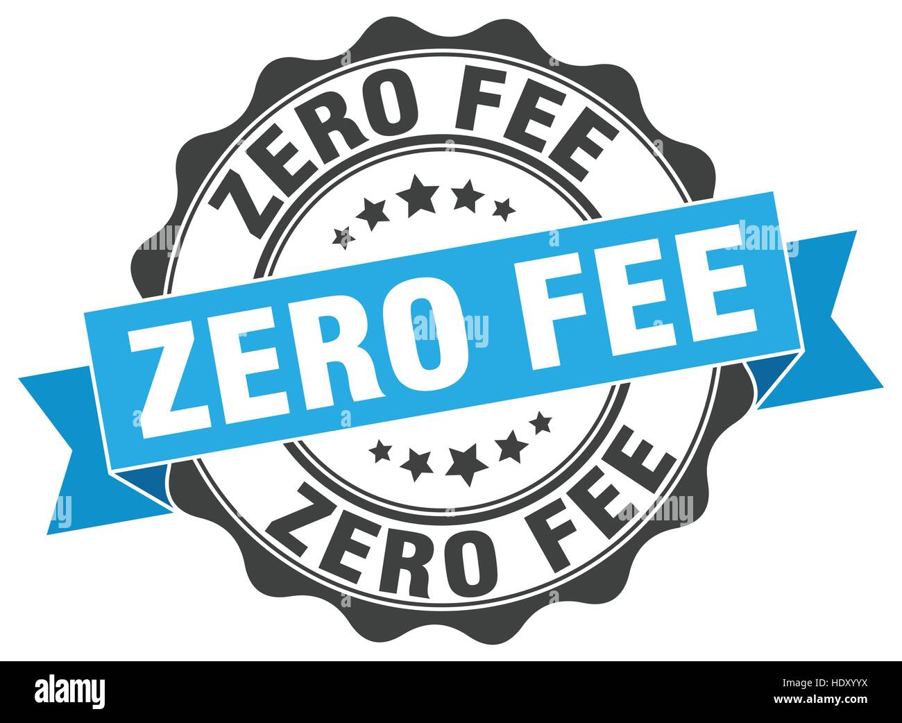 zero fee stamp. sign. seal Stock Vector Image & Art - Alamy