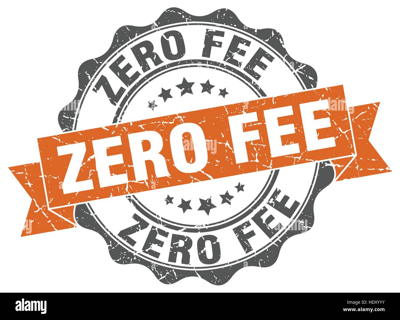 zero fee stamp. sign. seal Stock Vector Image & Art - Alamy
