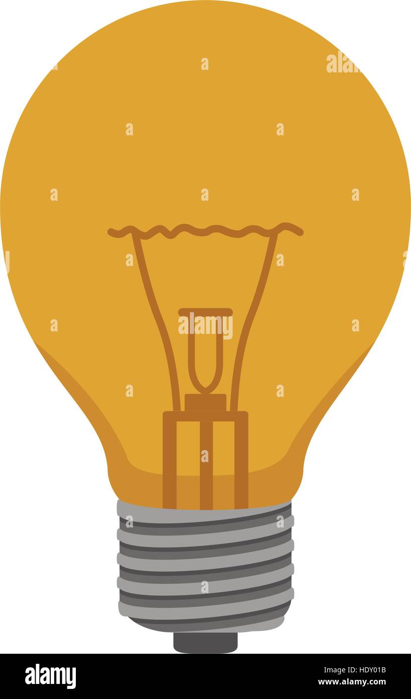 Isolated light bulb design Stock Vector Image & Art - Alamy