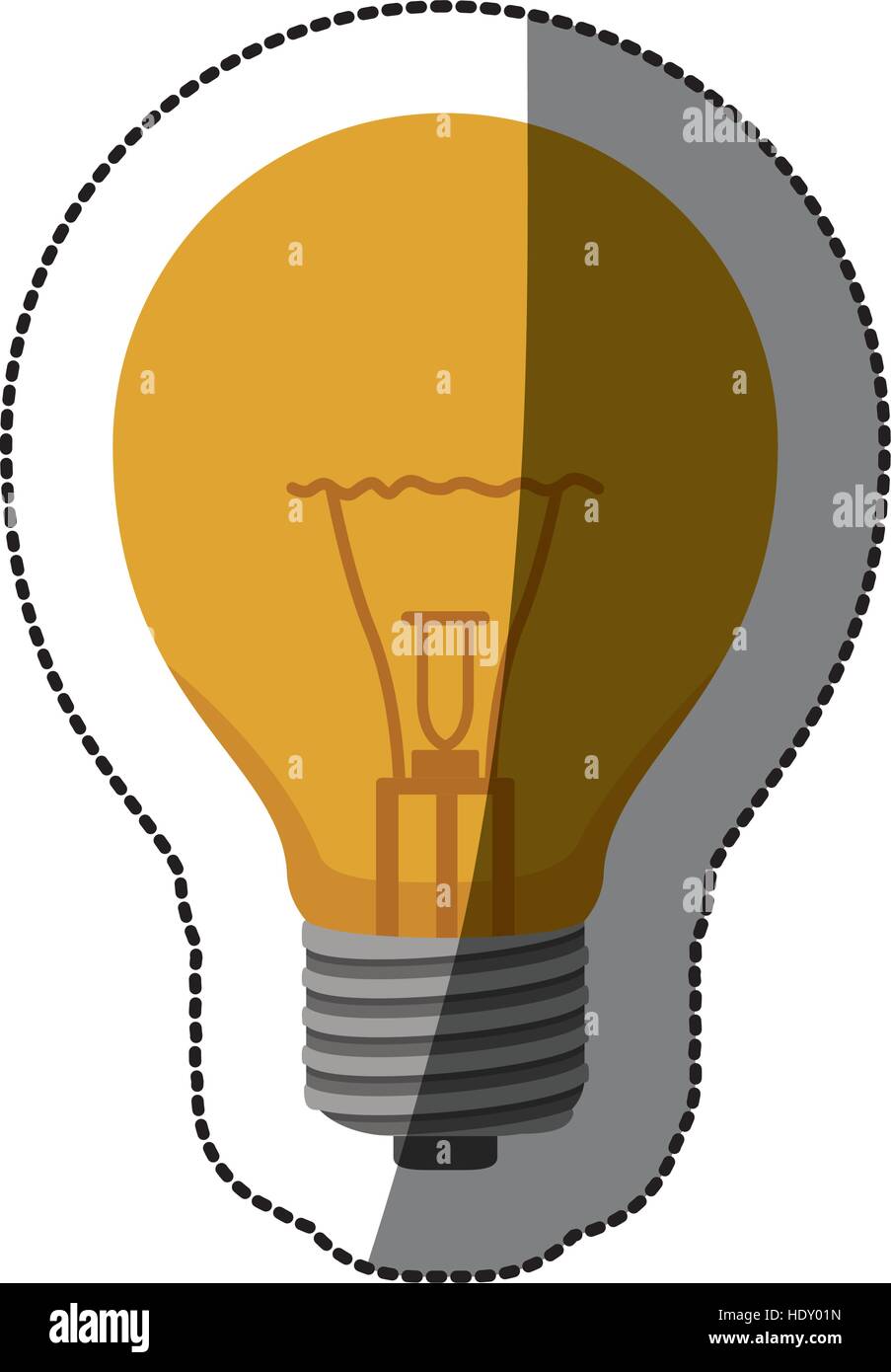 Isolated light bulb design Stock Vector Image & Art - Alamy