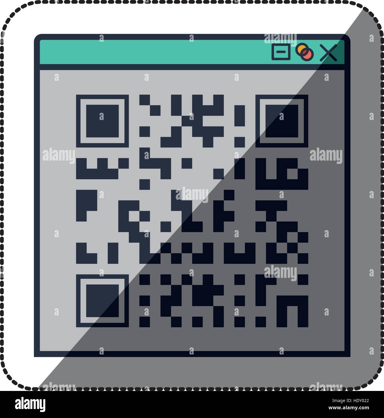 Isolated qr code design Stock Vector Image & Art - Alamy