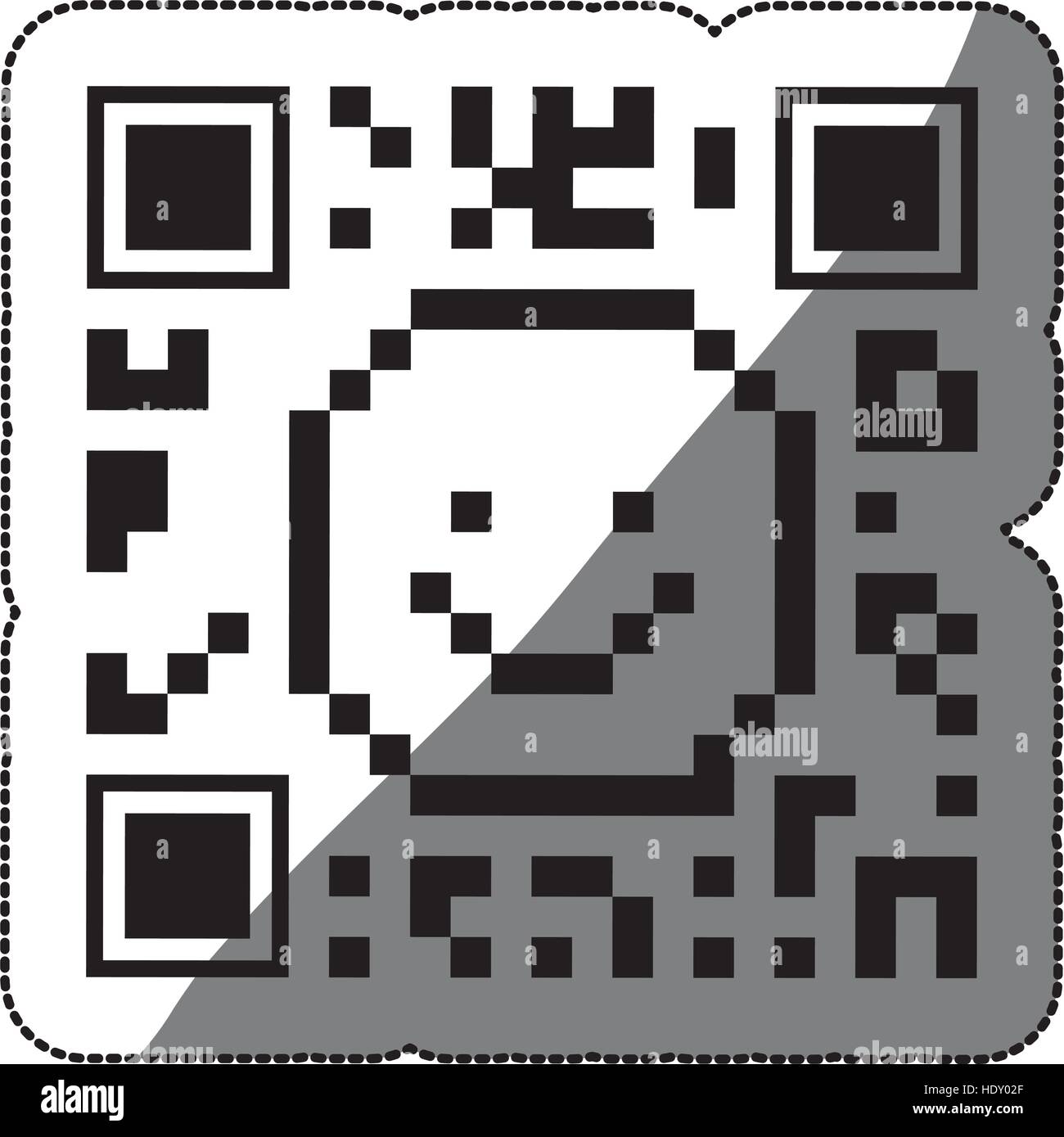 Isolated qr code design Stock Vector Image & Art - Alamy