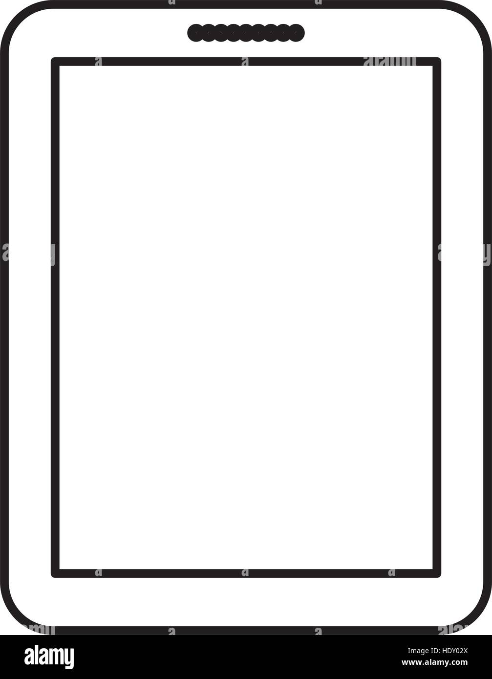 Isolated tablet device design Stock Vector Image & Art - Alamy