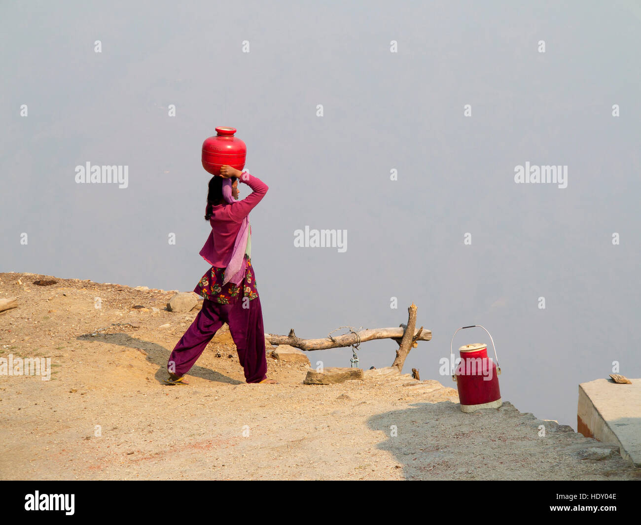 India Woman Fetching Water High Resolution Stock Photography and Images ...