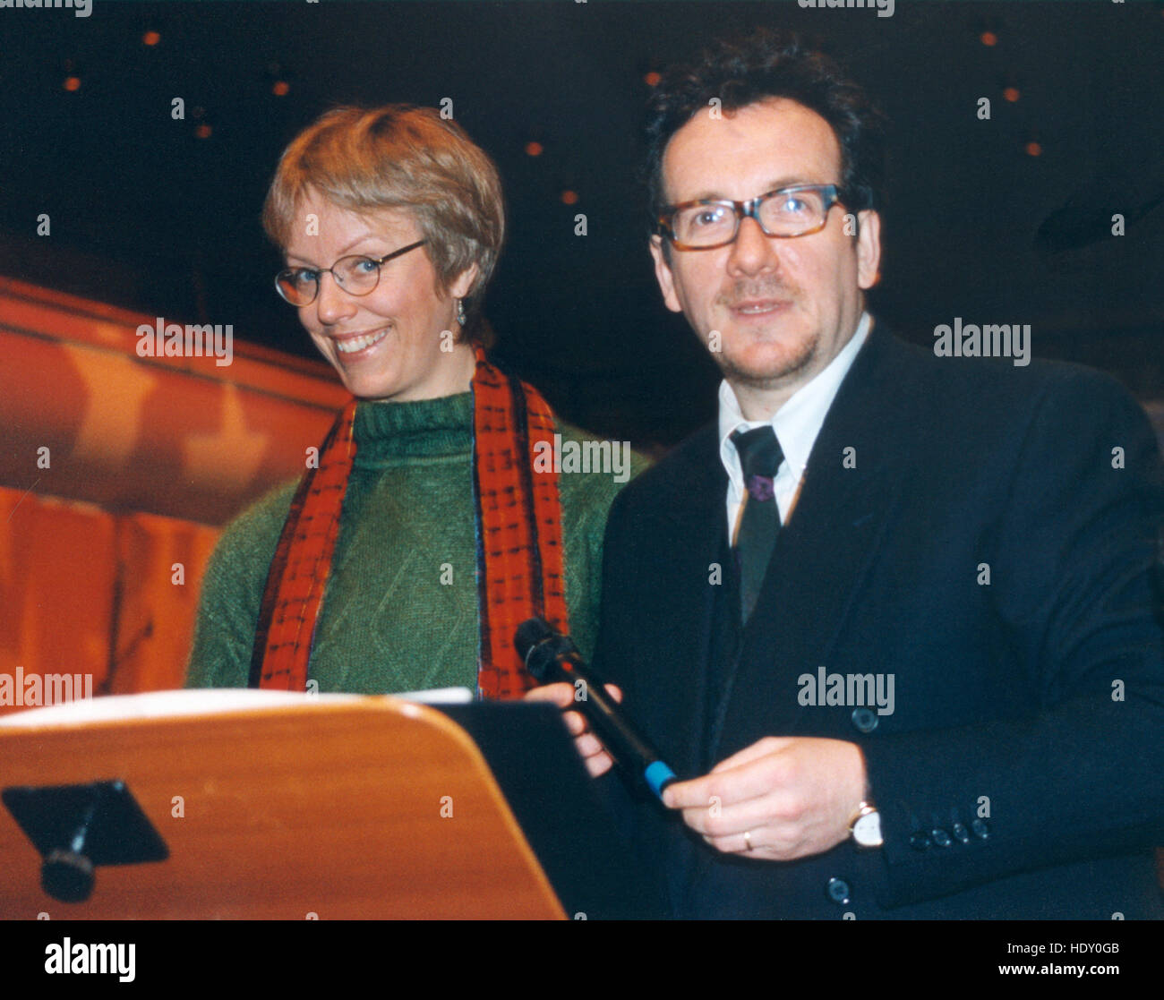 ELVIS COSTELLO and the Swedish opera singer Anne Sofie von Otter ...