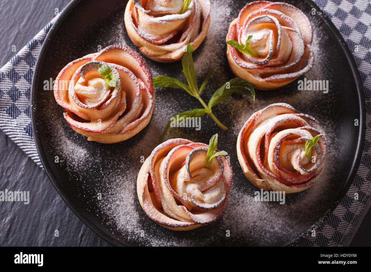 Apple rose cake hi-res stock photography and images - Alamy