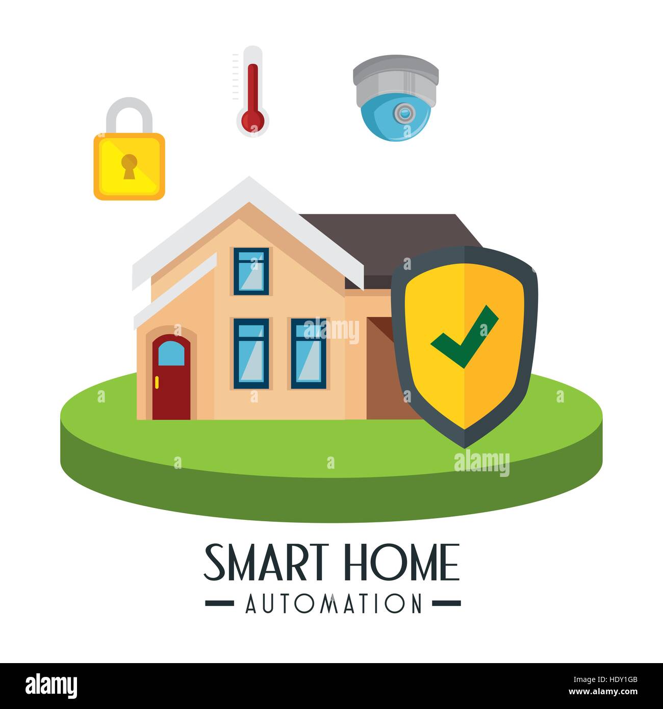 smart home automation tech vector illustration design Stock Vector ...
