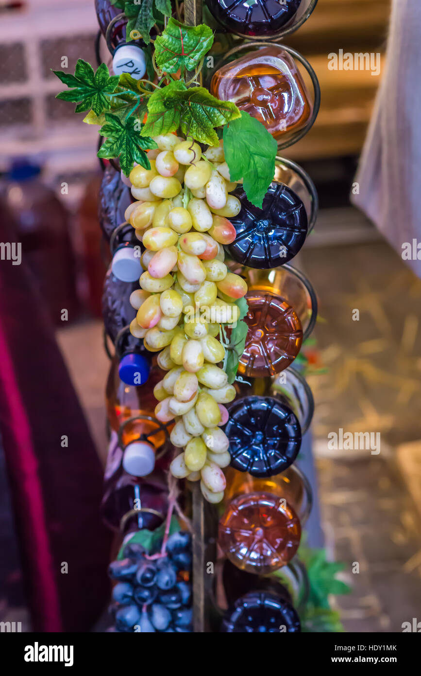 white grape on decorative column Stock Photo - Alamy