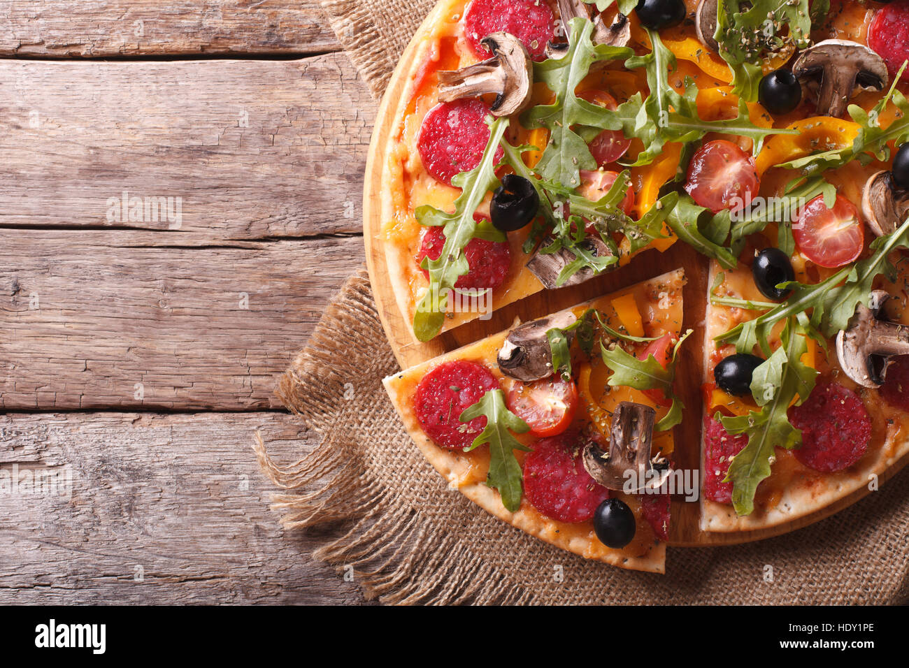 Salami cutting hi-res stock photography and images - Alamy