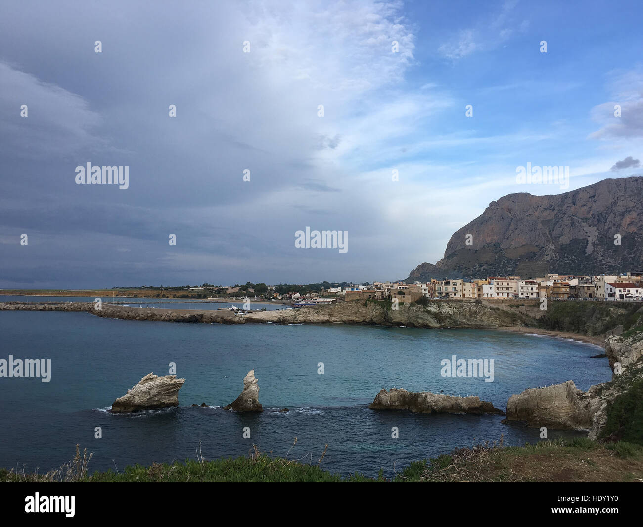 Terrasini in Sicily, Italy Stock Photo - Alamy