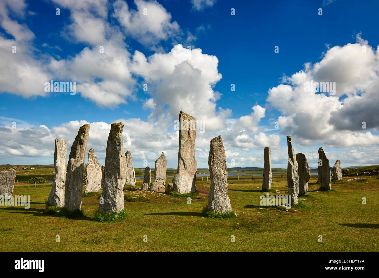 Calanais Standing Stones central stone circle erected between 2900 ...