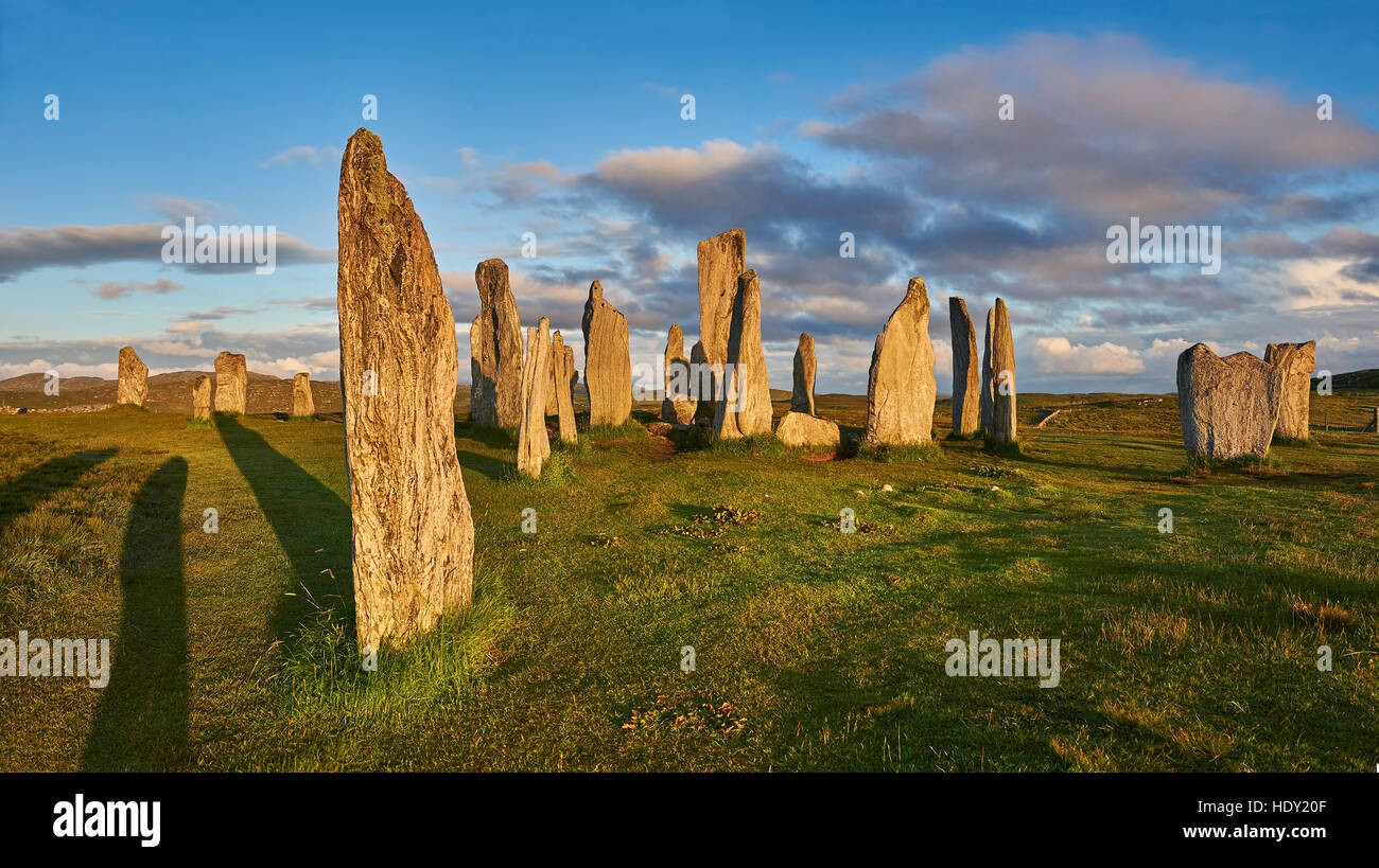 Calanais Standing Stones central stone circle erected between 2900 ...