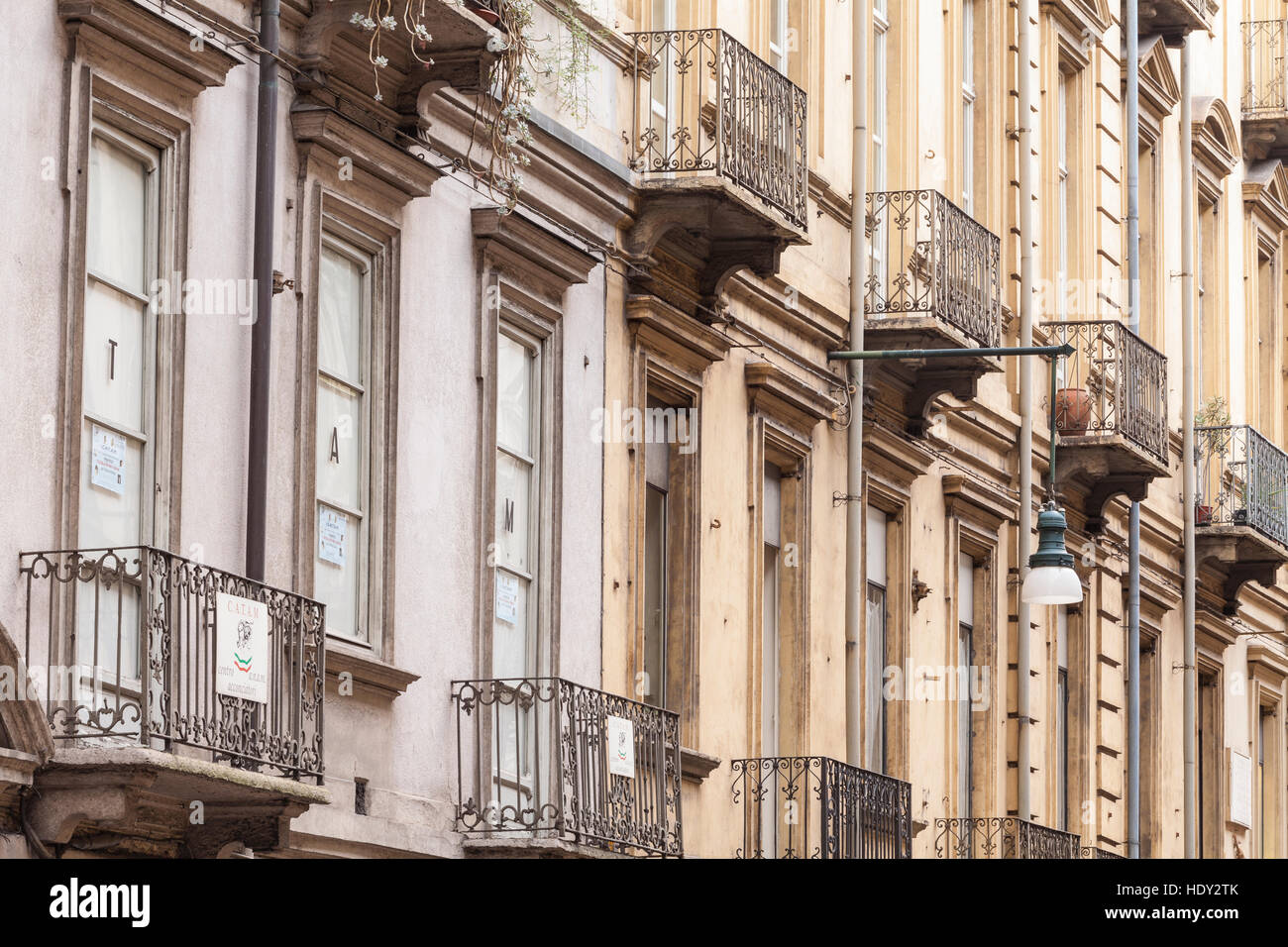 Building facades of Via Giuseppe Garibaldi Stock Photo - Alamy