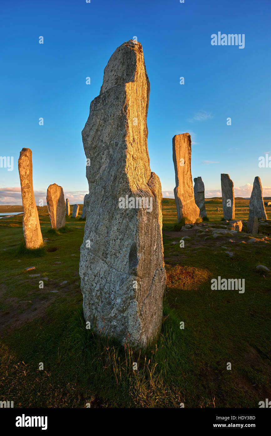 Calanais Standing Stones central stone circle erected between 2900 ...