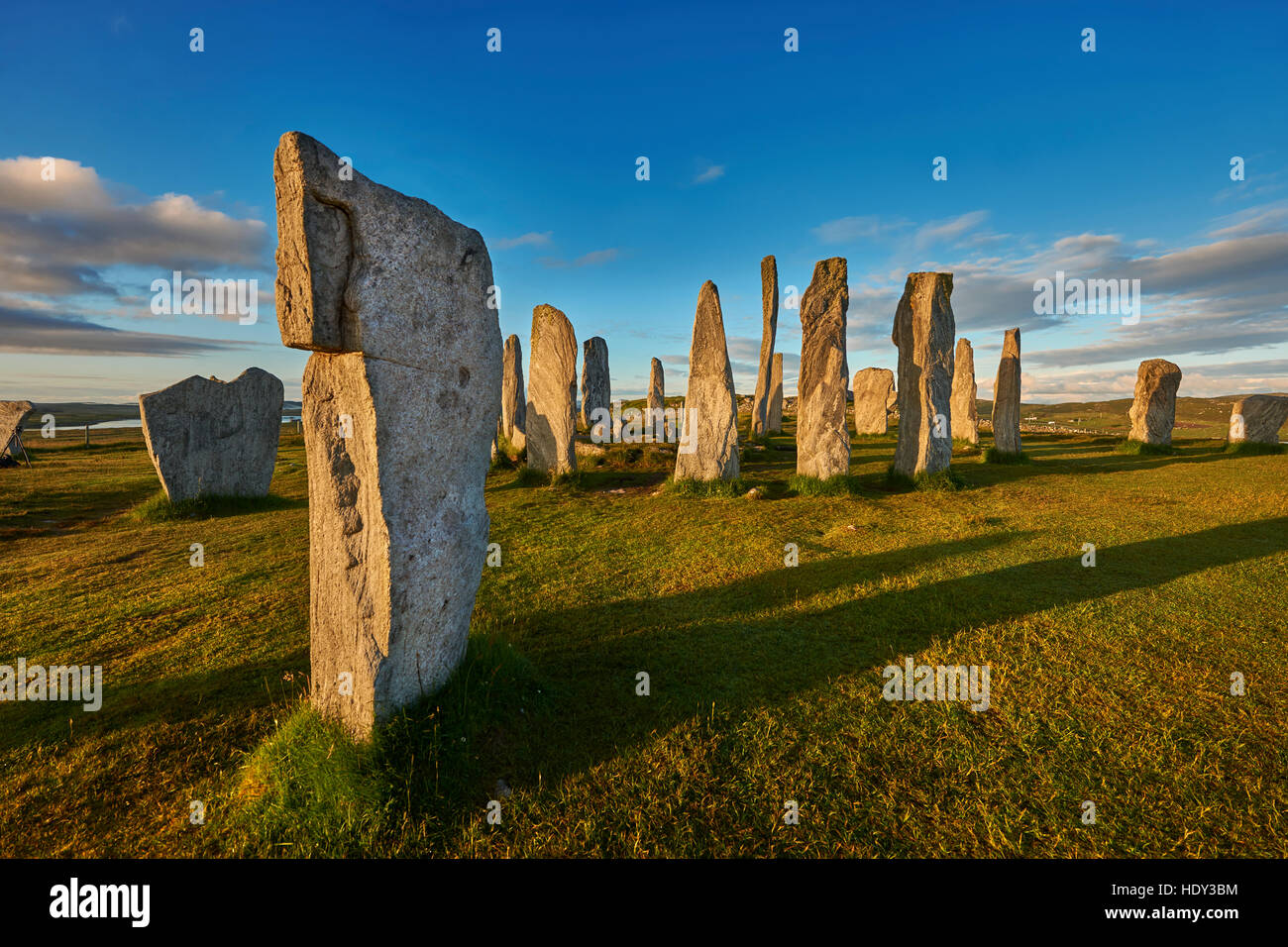 Calanais Standing Stones central stone circle erected between 2900 ...