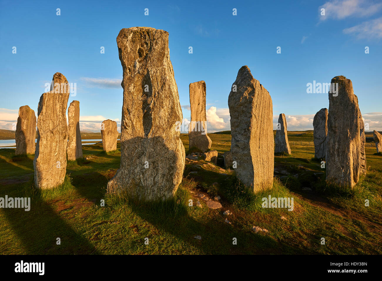 Calanais Standing Stones central stone circle erected between 2900 ...