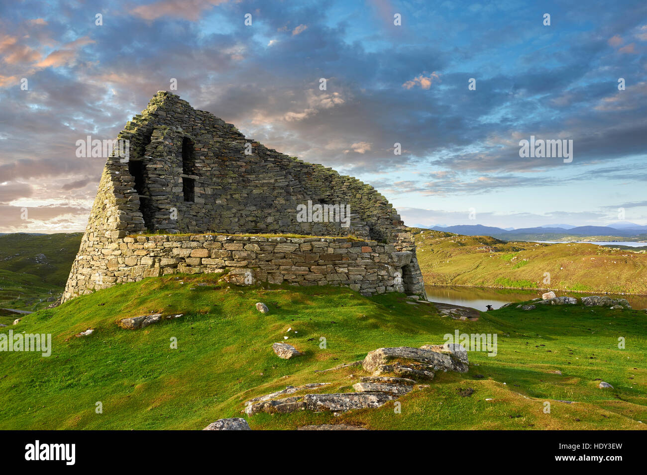 Pictures of Dun Carloway Broch on the Isle of Lewis in the Outer ...