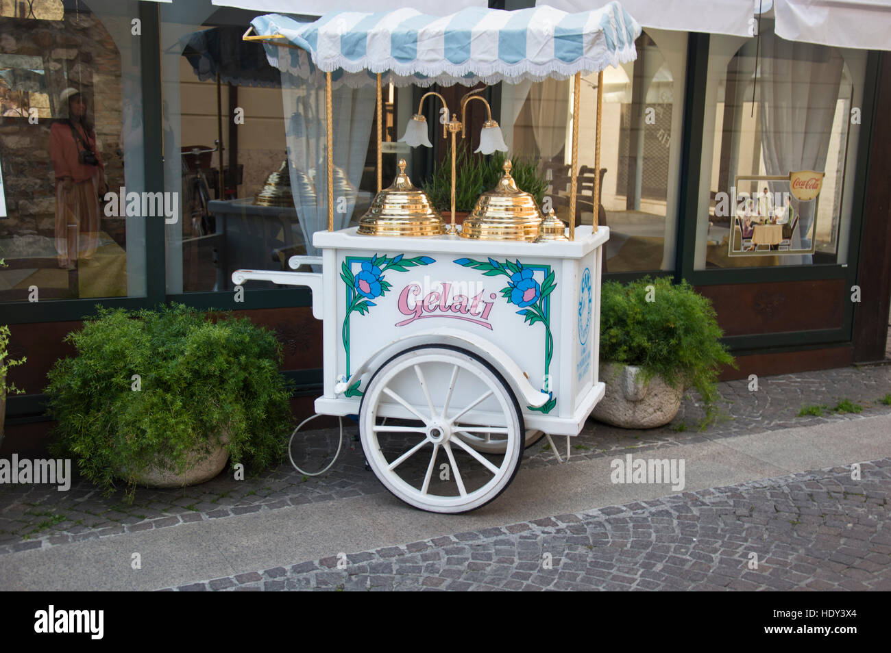 Gelato In Italy Old Cart