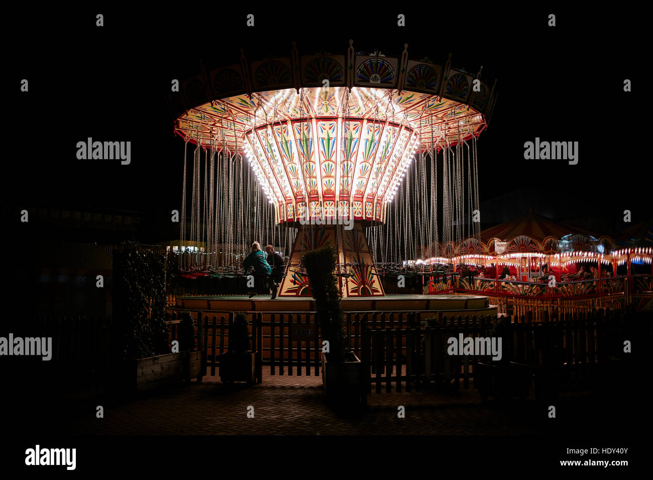 fairground ride in dreamland, margate Stock Photo - Alamy