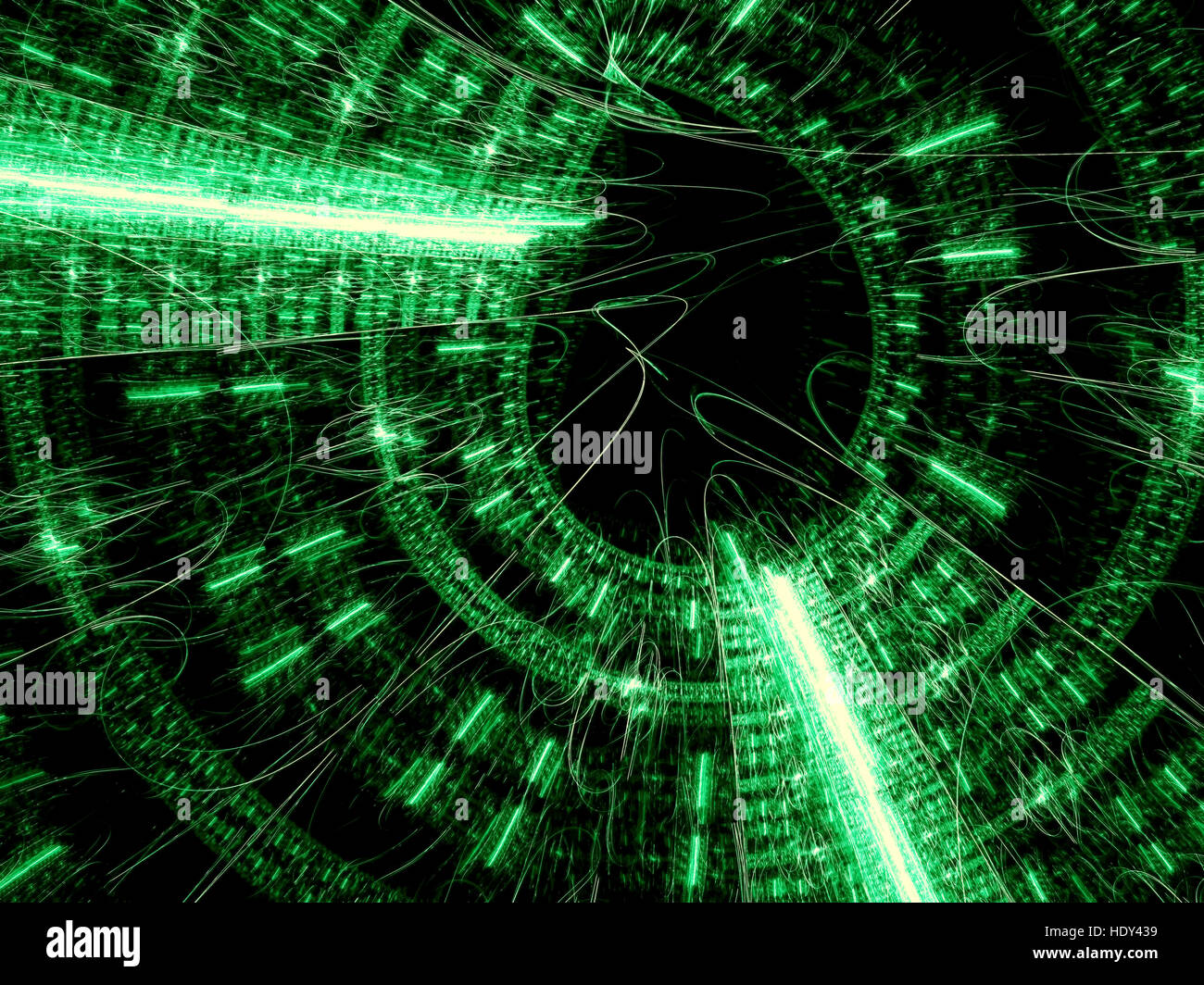 Technology portal - abstract digitally generated image Stock Photo - Alamy
