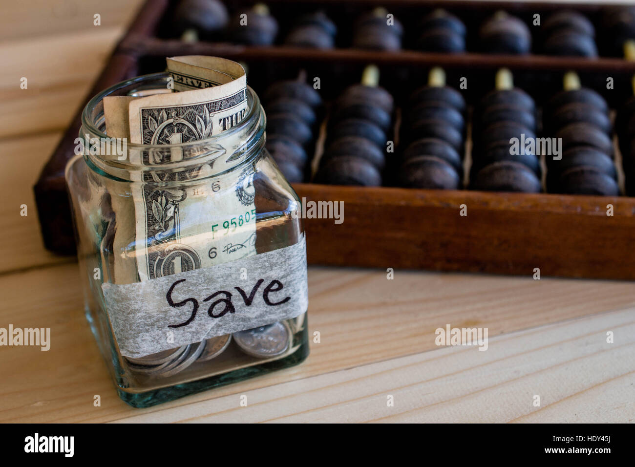 Money Saving concept , jars system Stock Photo - Alamy