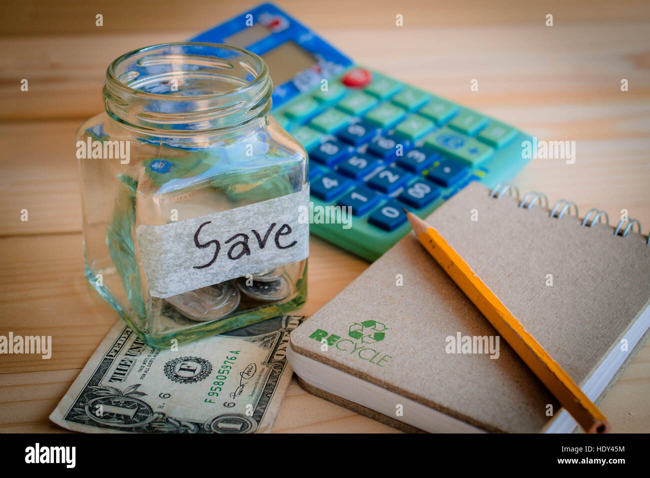 Money Saving concept , jars system Stock Photo - Alamy